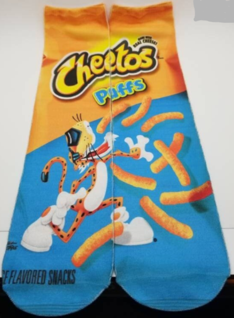 Cheetos Puff Theme Graphic Socks – Czone Avenue